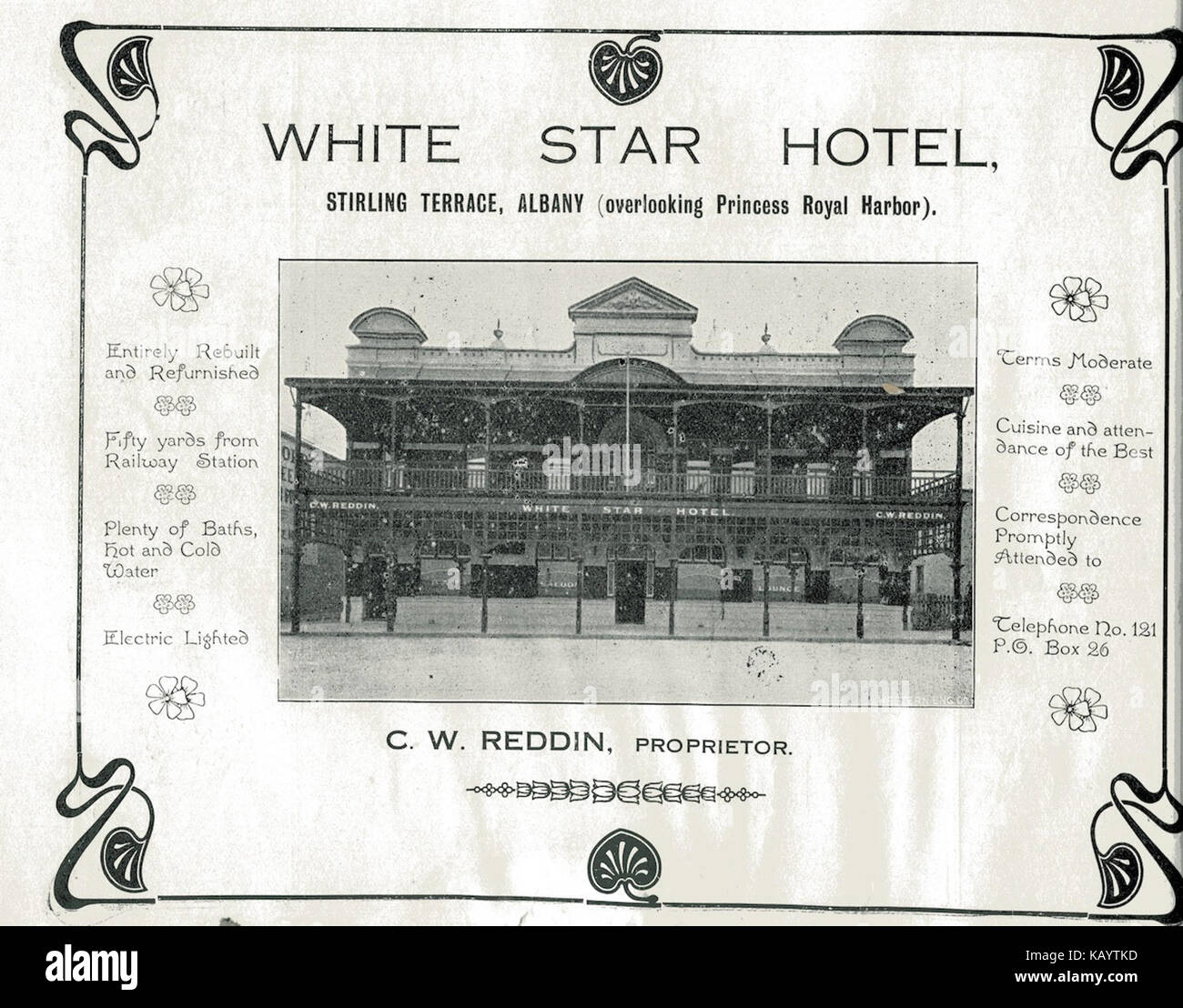 White star hotel albany hi-res stock photography and images - Alamy