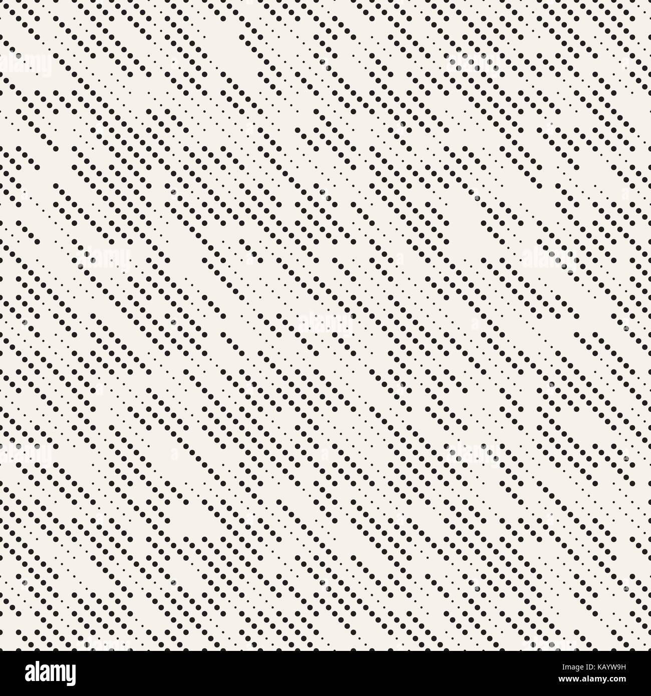 Vector Seamless Irregular Lines Grid Pattern. Trendy Monochrome Texture. Abstract Geometric ...