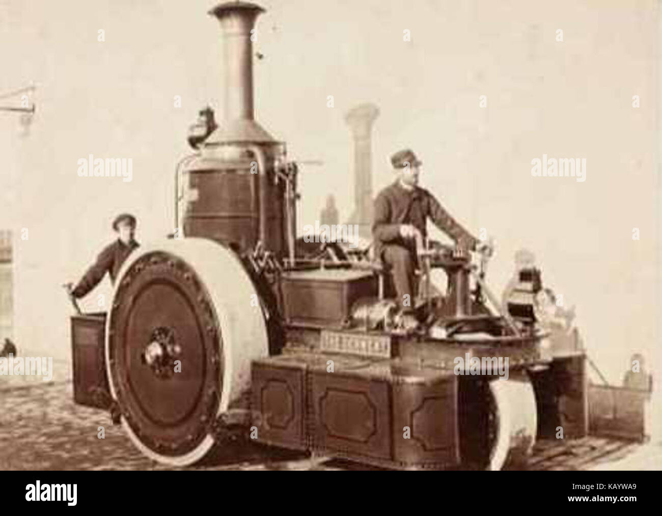 Thomson Road Steamer c.1870 Stock Photo - Alamy