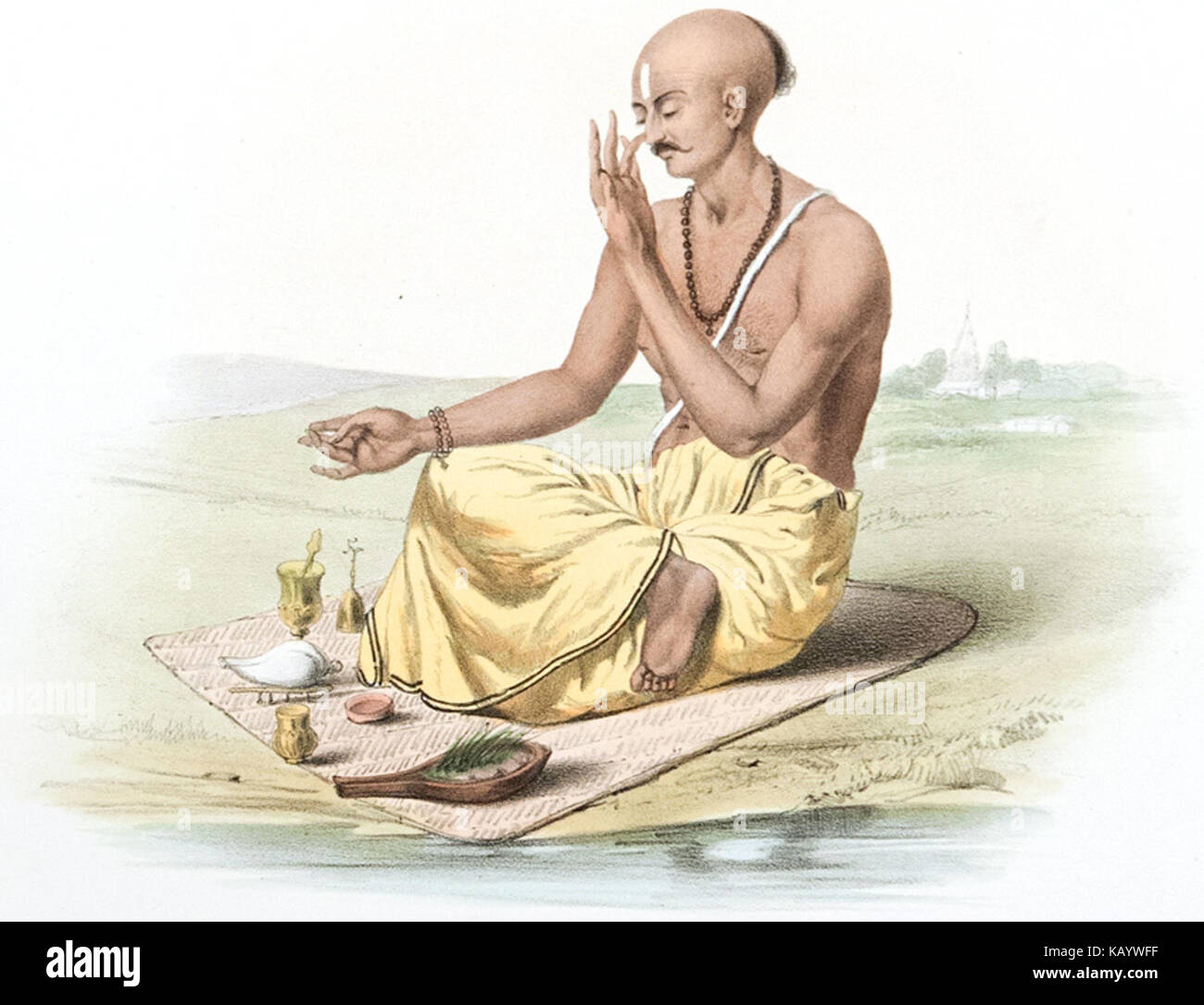 The Sundhya Plate 6 Fig 3 Stock Photo - Alamy