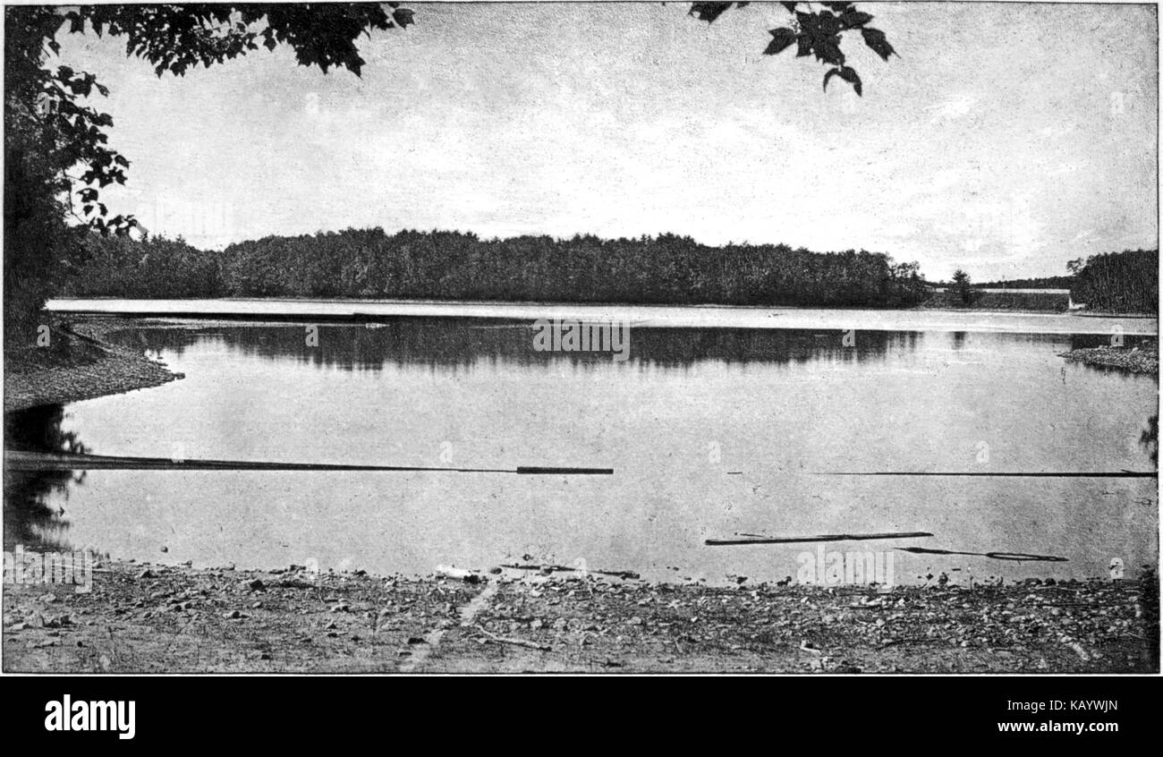 Walden pond massachusetts Black and White Stock Photos & Images - Alamy