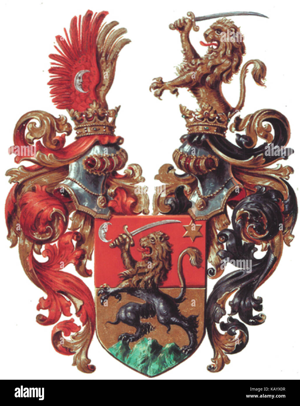 Wappen Ritter v. Eimannsberger Stock Photo - Alamy