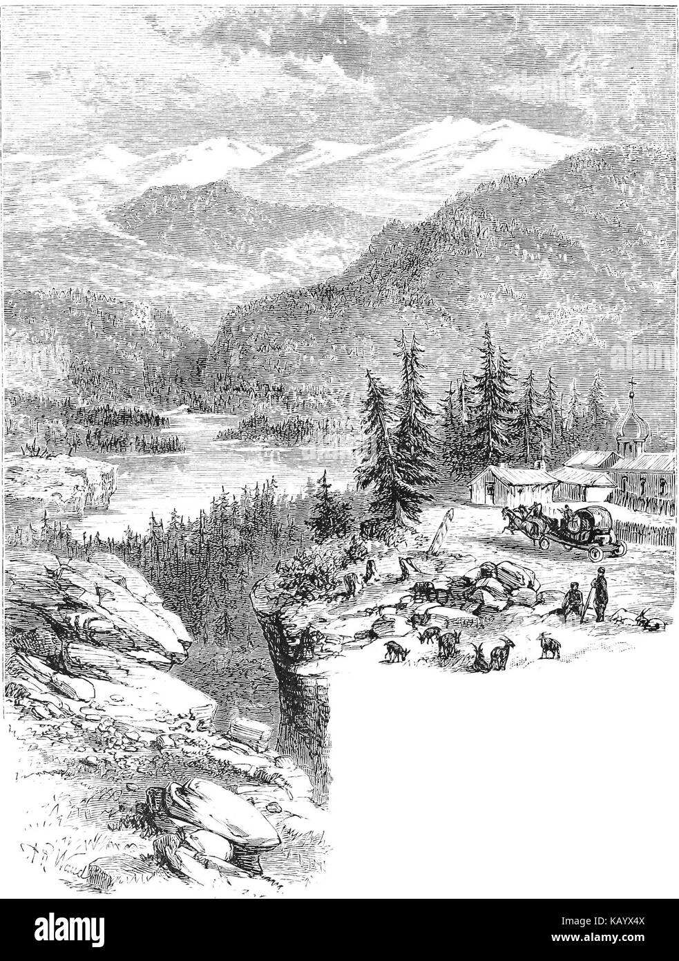 Western asia landscape Black and White Stock Photos & Images - Alamy