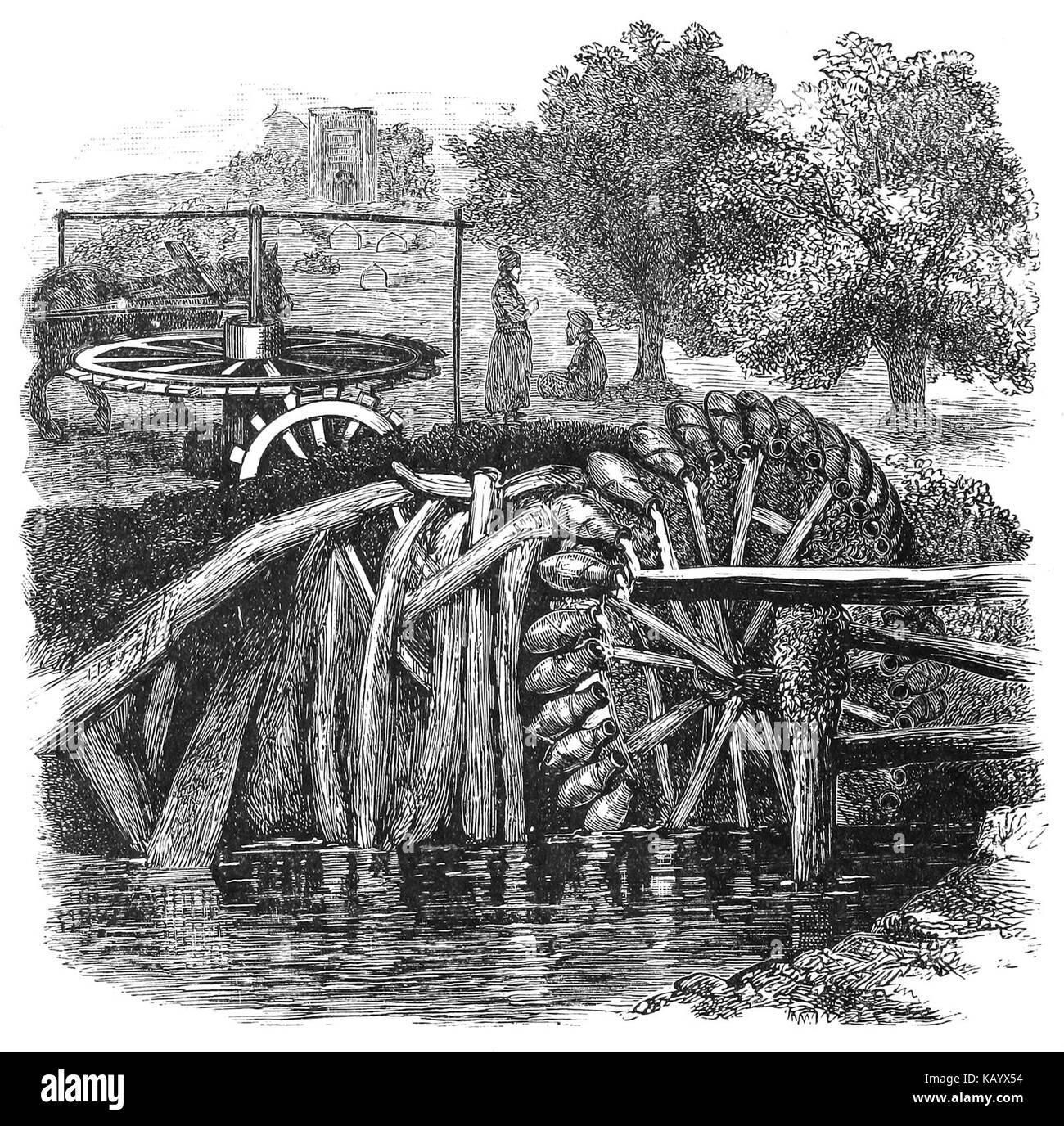 Tools wheel agriculture farming Black and White Stock Photos & Images ...