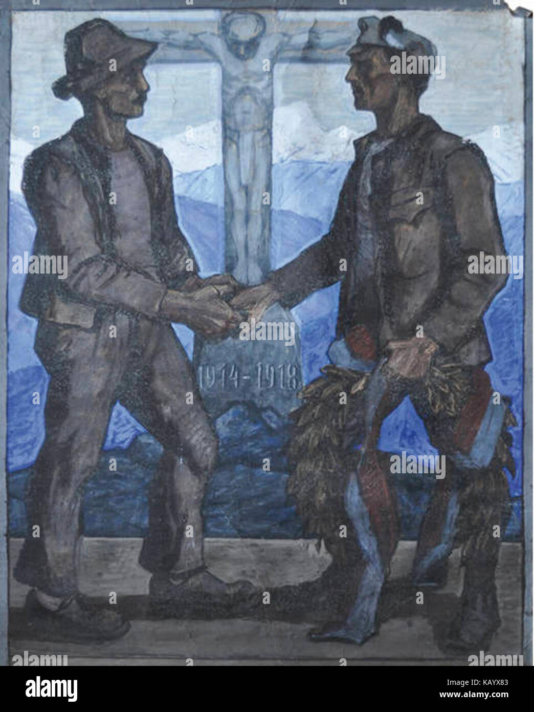 Thomas Walch Entwurf zu Kriegerdenkmal 1919 Stock Photo - Alamy