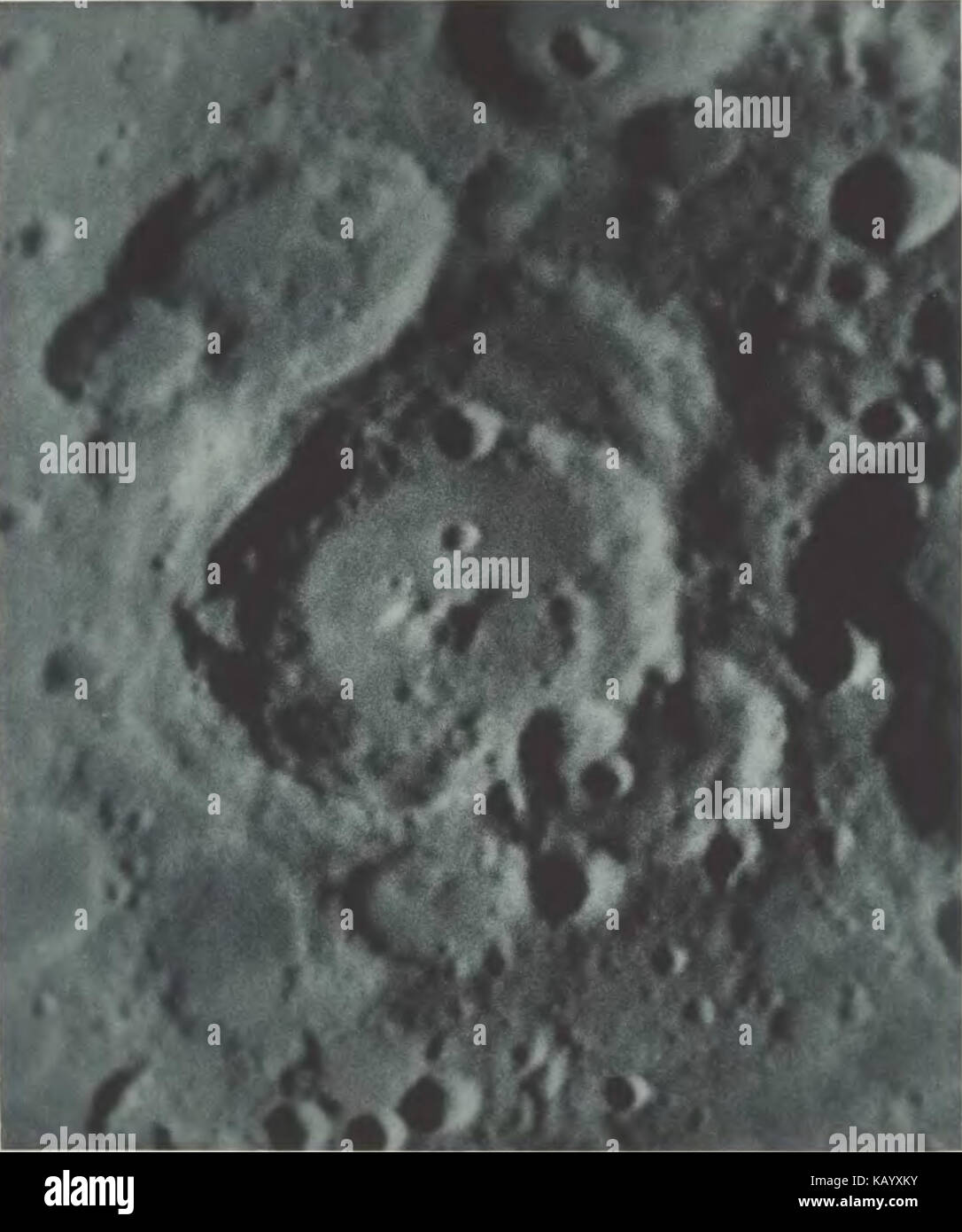 This image from the 'Weinek Mond Atlas' shows a map or diagram of the ...