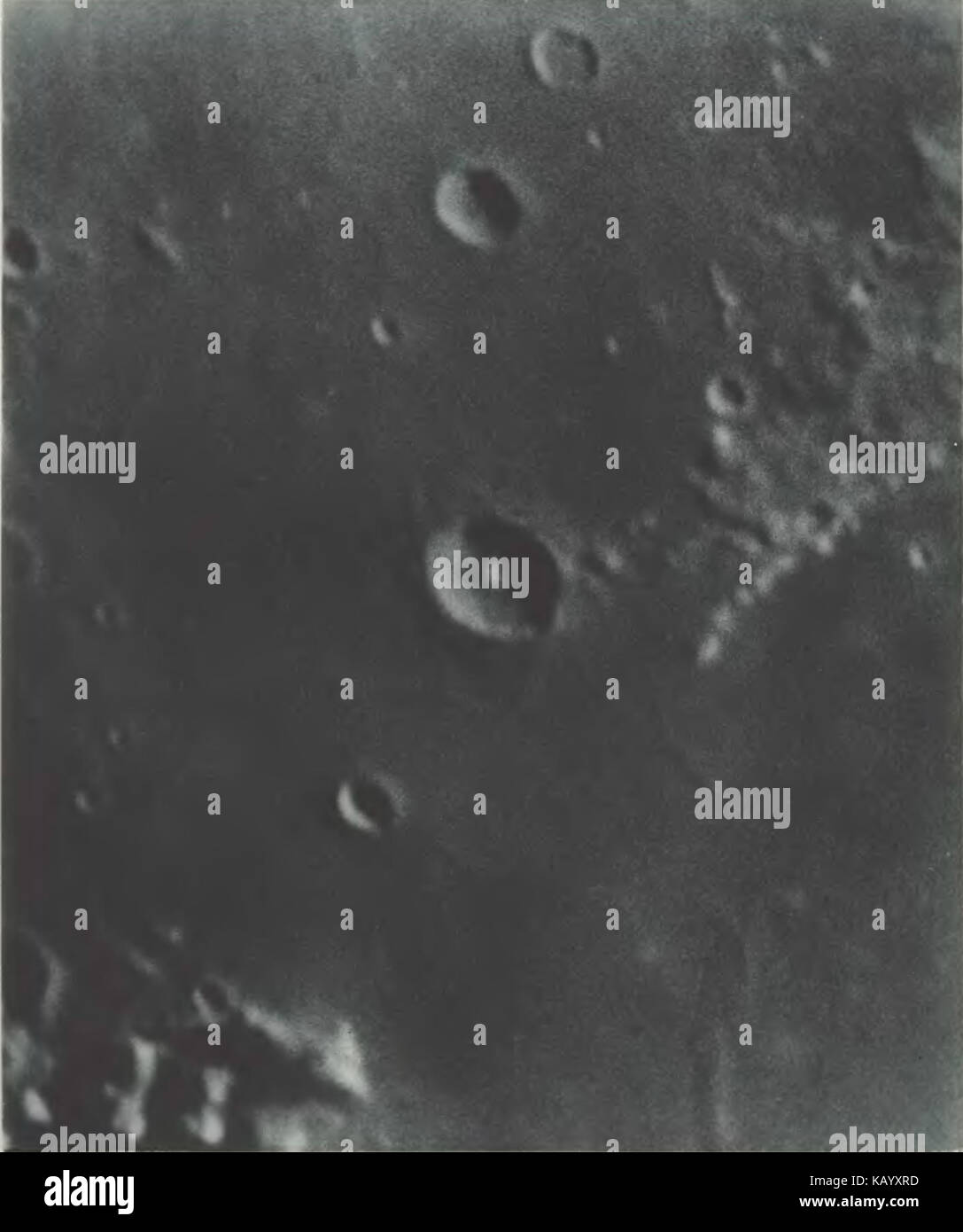 This is an illustration from the Weinek Mond Atlas, a detailed work ...