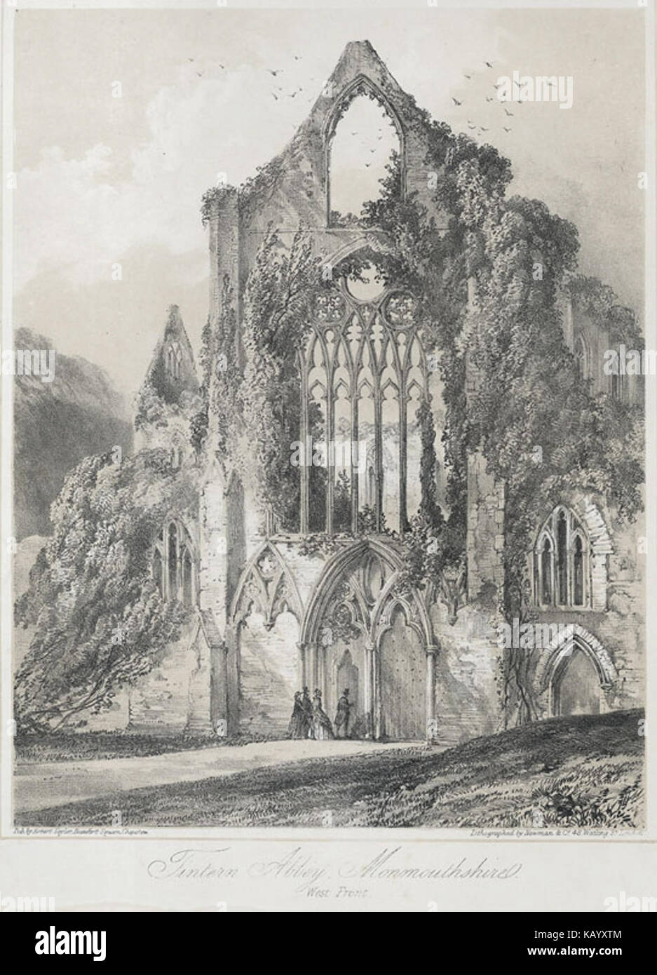 Tintern abbey painting hi-res stock photography and images - Alamy