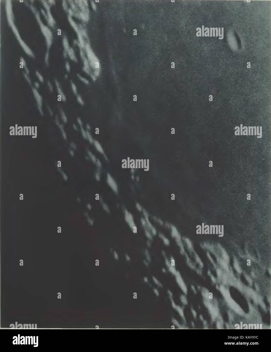 This page from the Weinek Mond Atlas presents a detailed depiction of ...