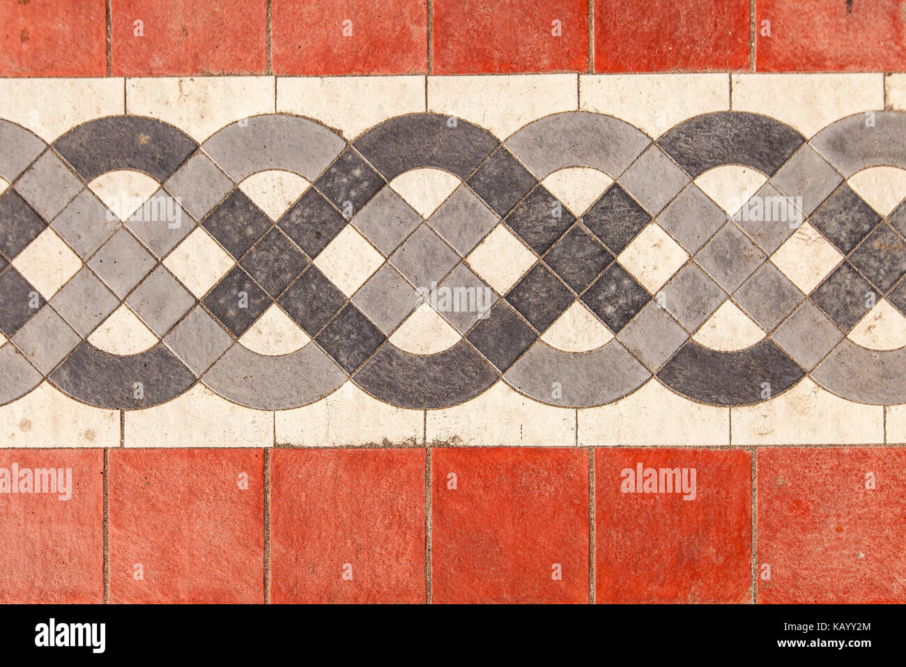 Detail of geometrical paving from Marmaris, Turkey Stock Photo - Alamy