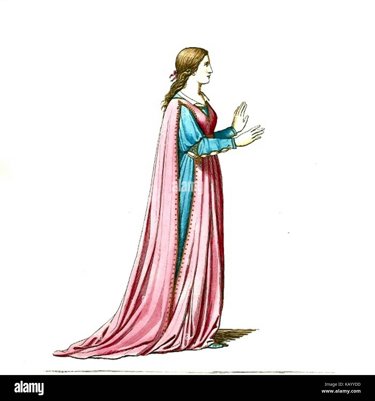 Woman in Medieval Dress or Costume (12 Stock Photo - Alamy