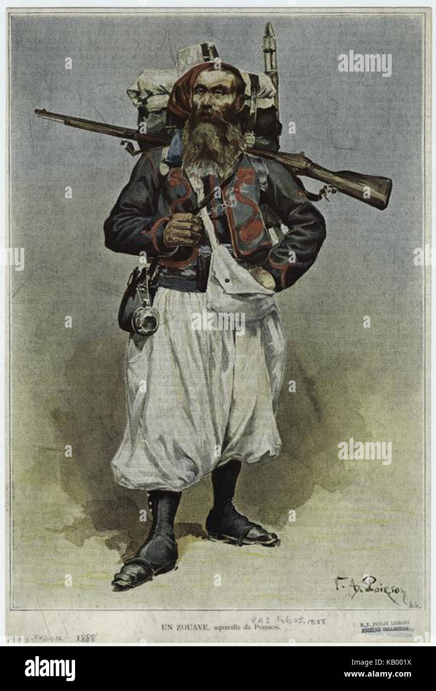 Zouave light infantry hi-res stock photography and images - Alamy
