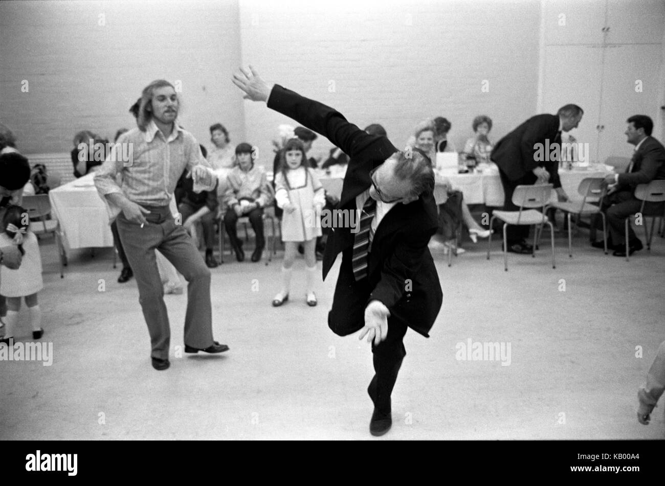 Dad Dancing, a older man making embarrassing flamboyant uncoordinated ...