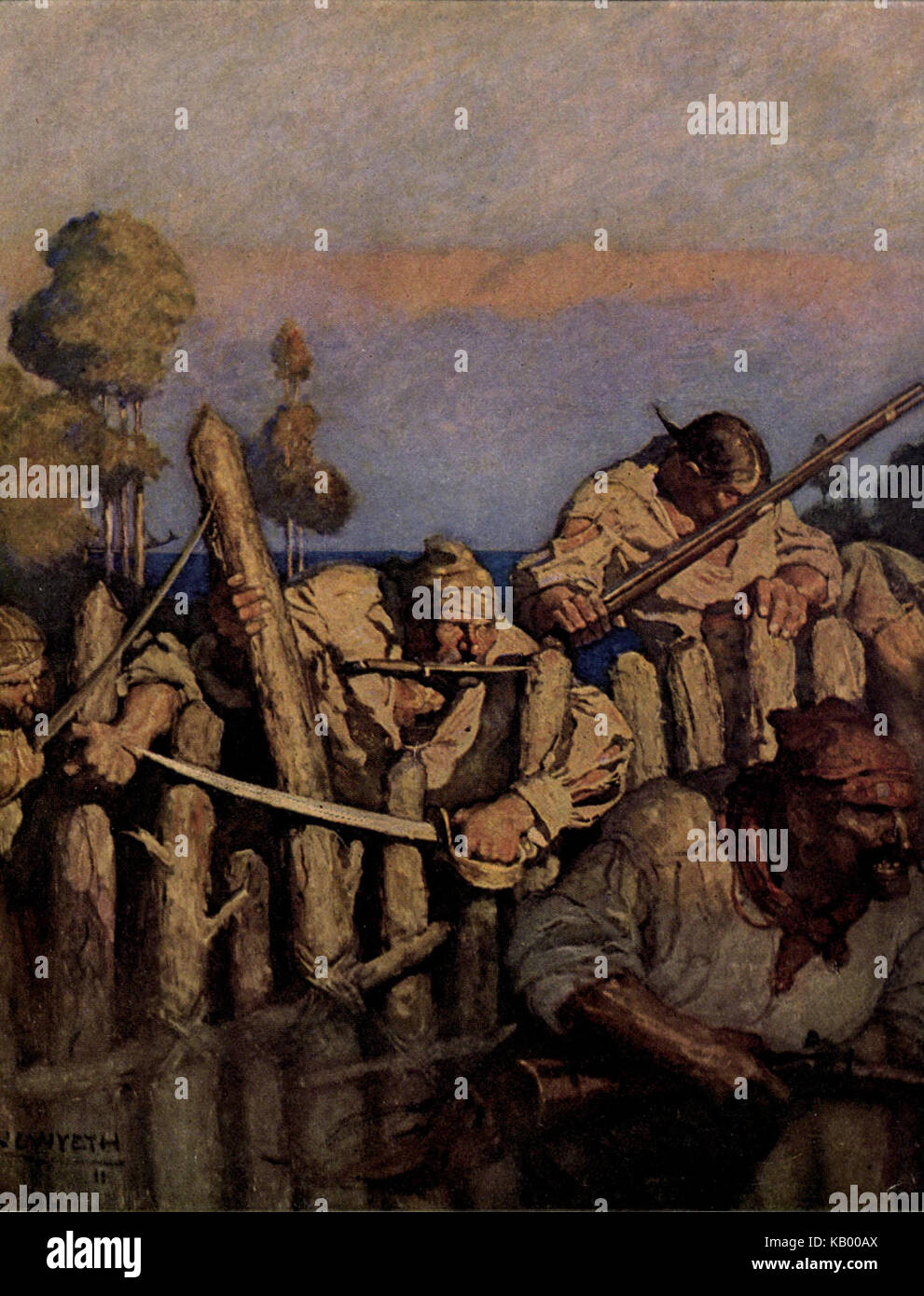 Stockade Illustration Stock Photos & Stockade Illustration Stock Images ...