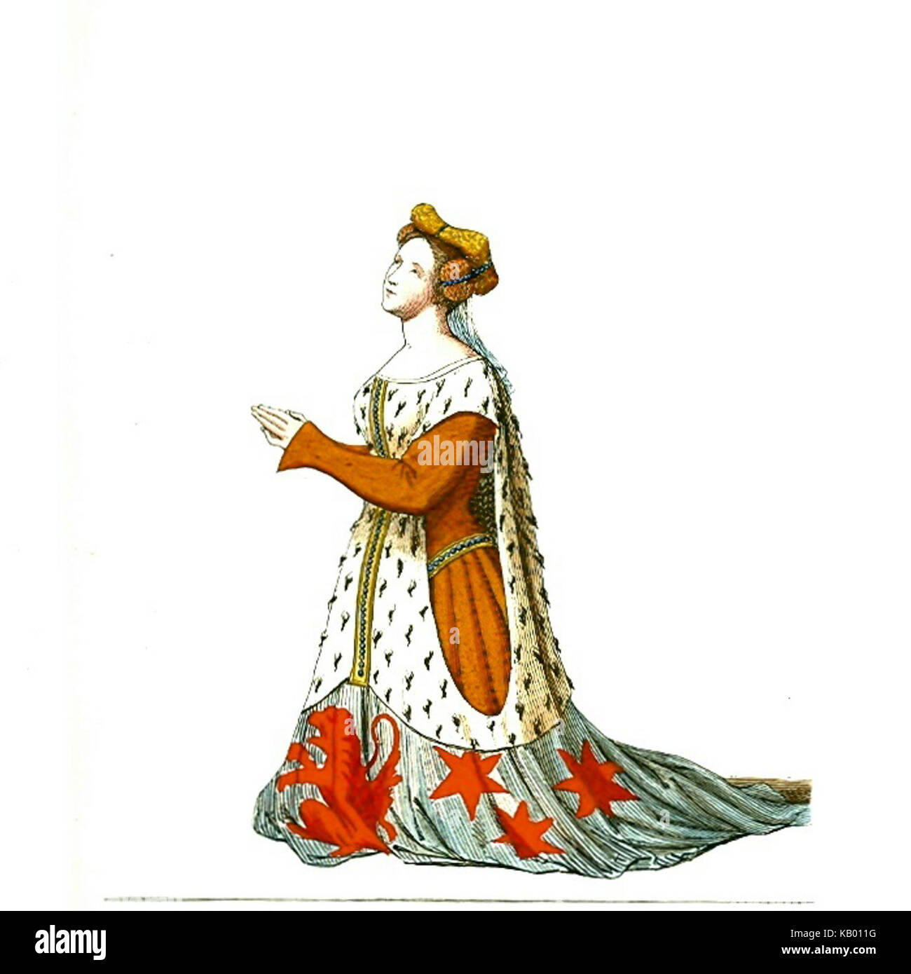 Woman in Medieval Dress or Costume (9 Stock Photo - Alamy