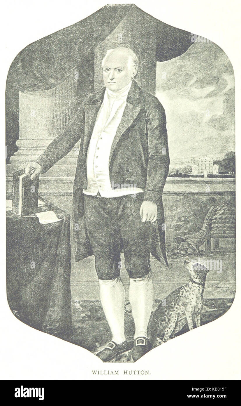 William Hutton print Stock Photo - Alamy