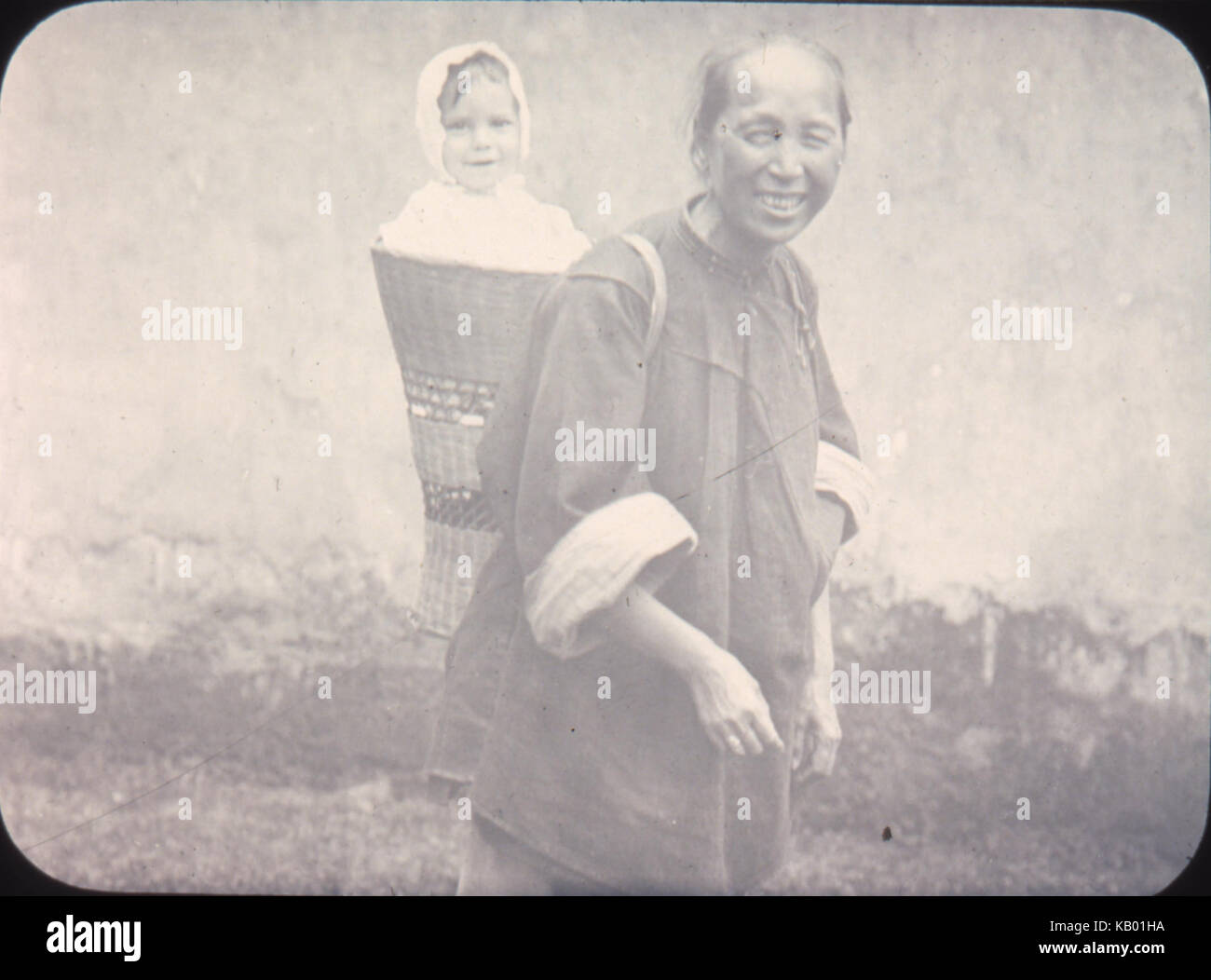 The image shows Tracy Logan and his nurse in Changde, Hunan, China ...