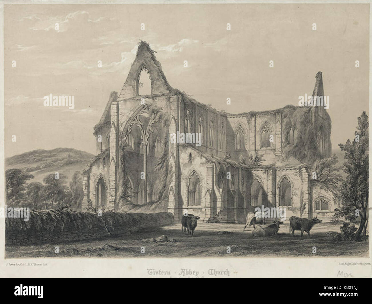 Tintern abbey painting hi-res stock photography and images - Alamy