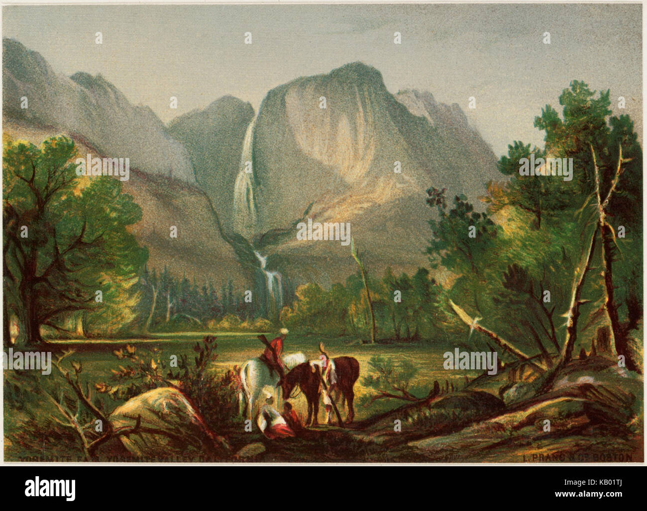 Yosemite Fall, Yosemite Valley, California 2 (Boston Public Library ...