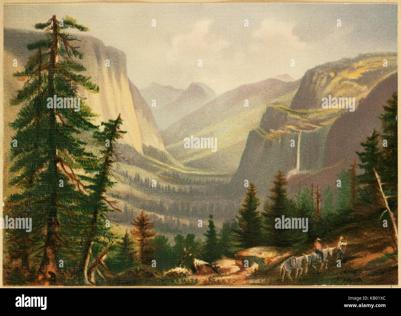 The Yosemite Valley, No. 1 2 (Boston Public Library Stock Photo - Alamy