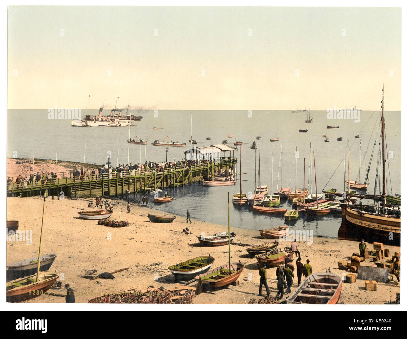 The pier, Helgoland Germany LCCN2002713863 Stock Photo - Alamy