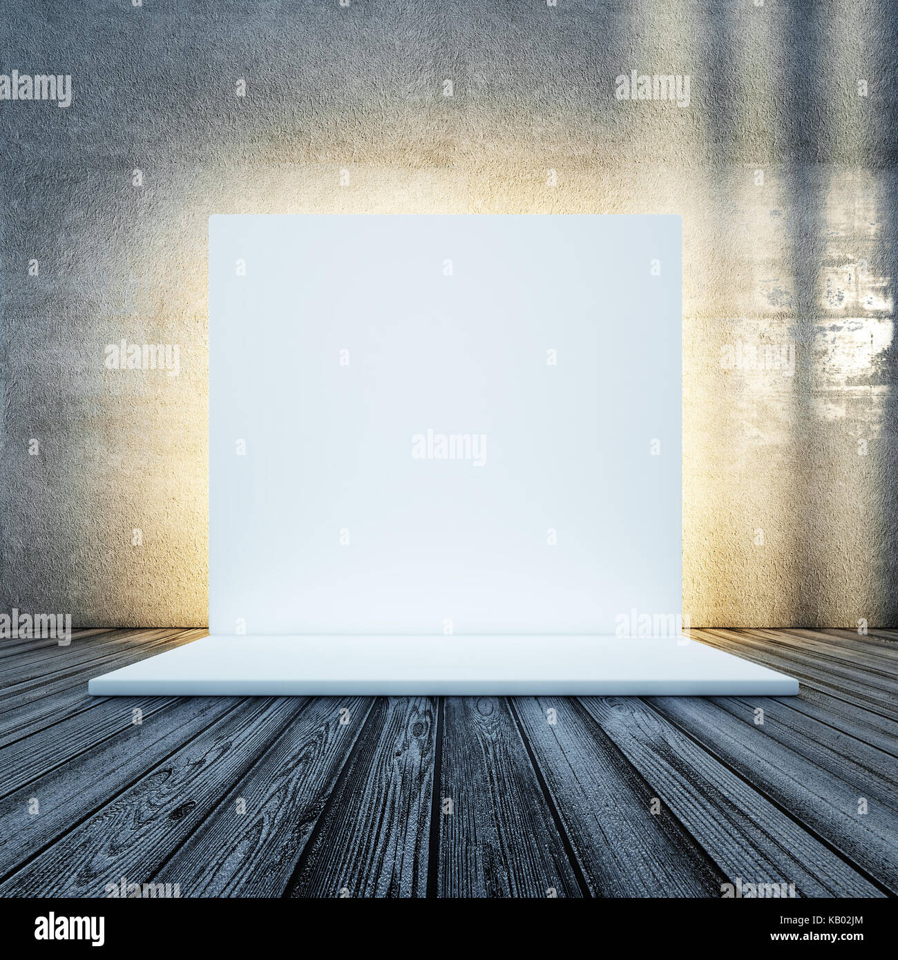 Modern wooden podium 3d rendering. All textures and maps my own photos ...