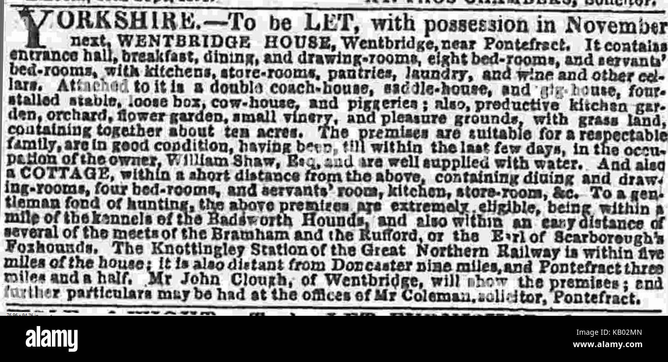 Wentbridge High Resolution Stock Photography and Images - Alamy