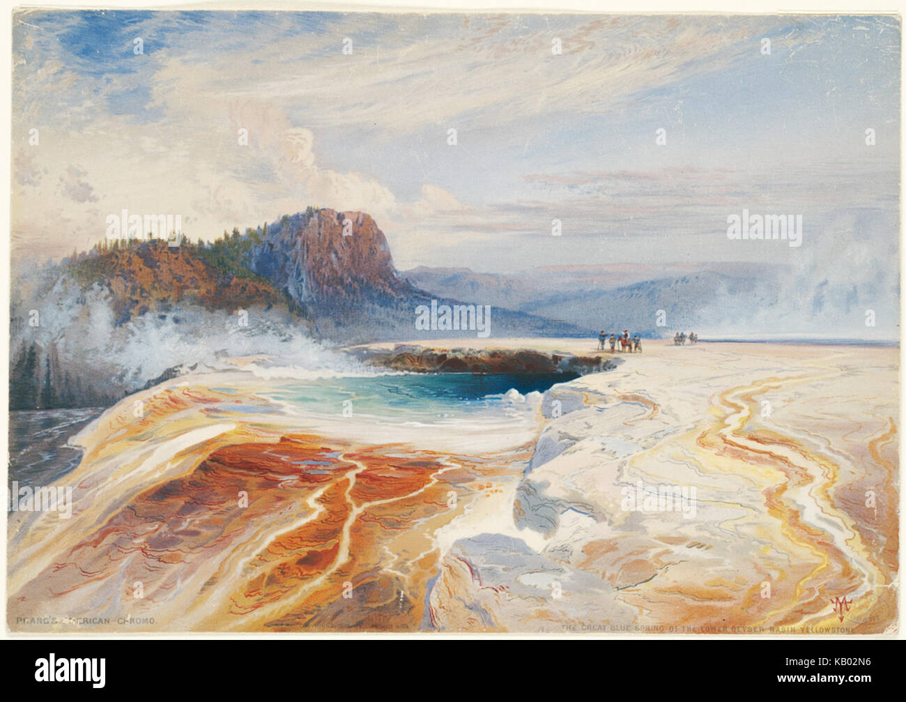 Prominent geothermal feature hi-res stock photography and images - Alamy