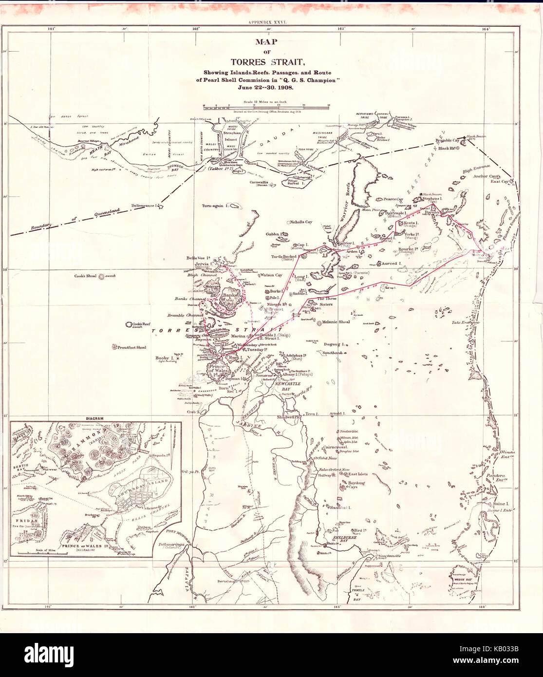 Torres Strait Map High Resolution Stock Photography and Images - Alamy