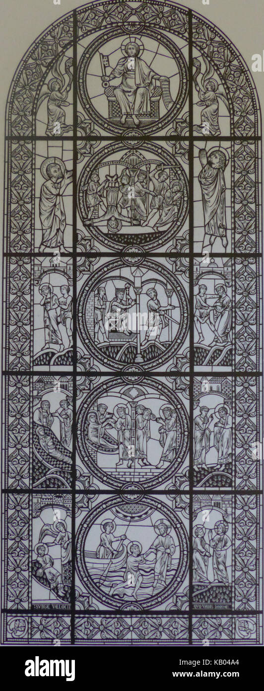 France lyon stained glass in hi-res stock photography and images - Alamy