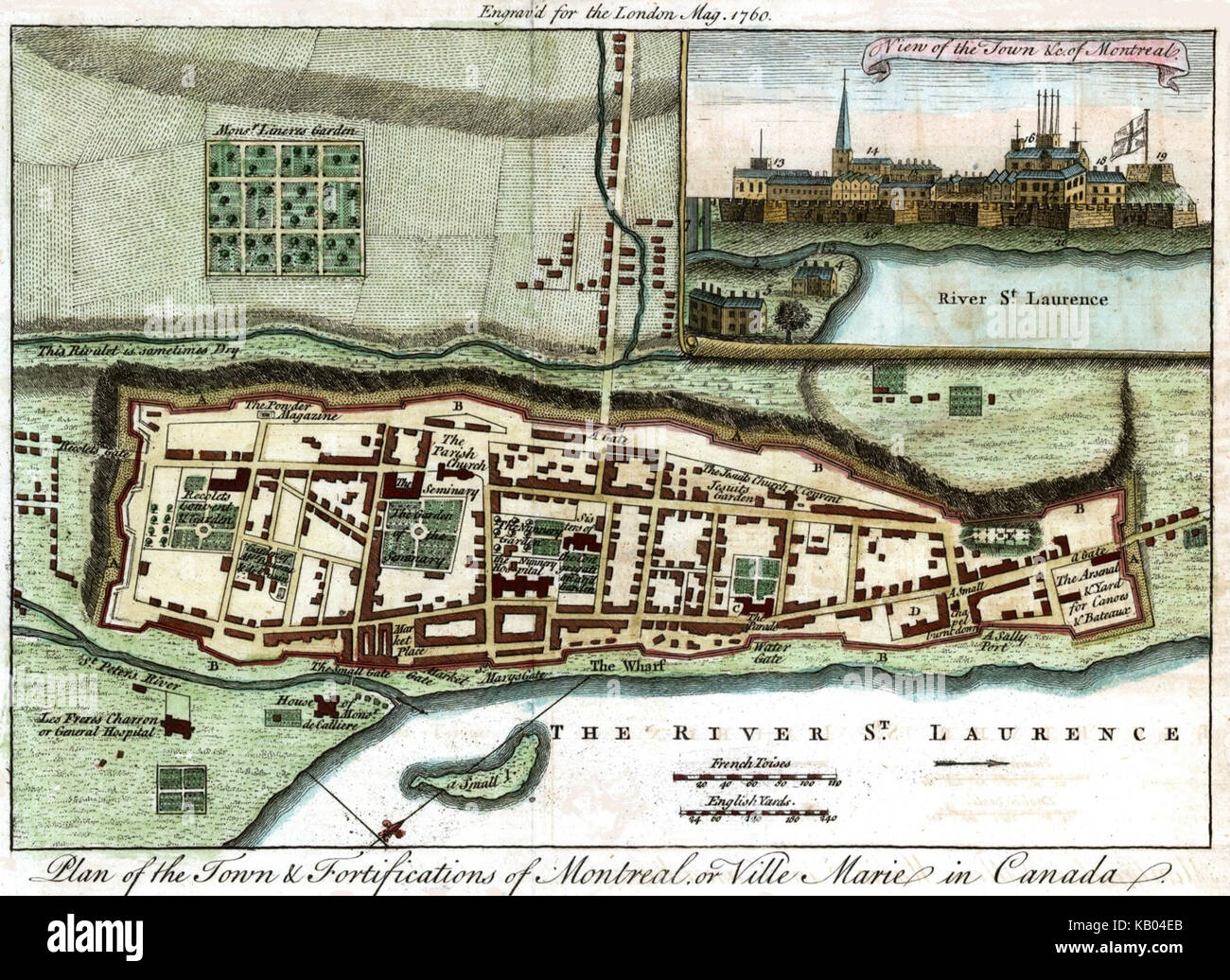 1760 map of london hi-res stock photography and images - Alamy
