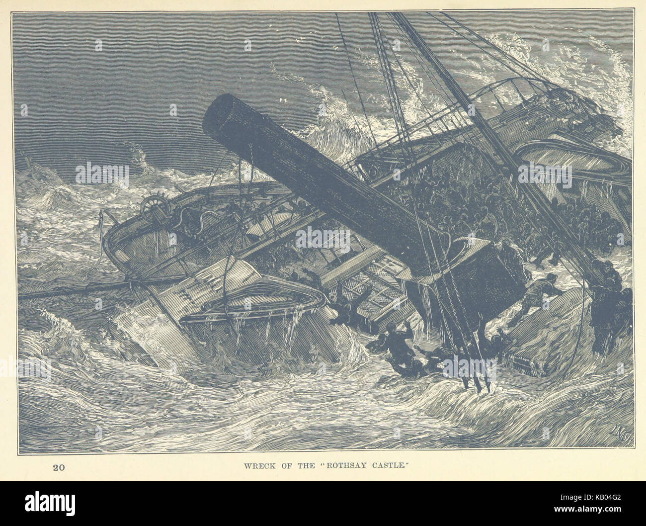 Wreck of the Rothsay Castle Stock Photo - Alamy