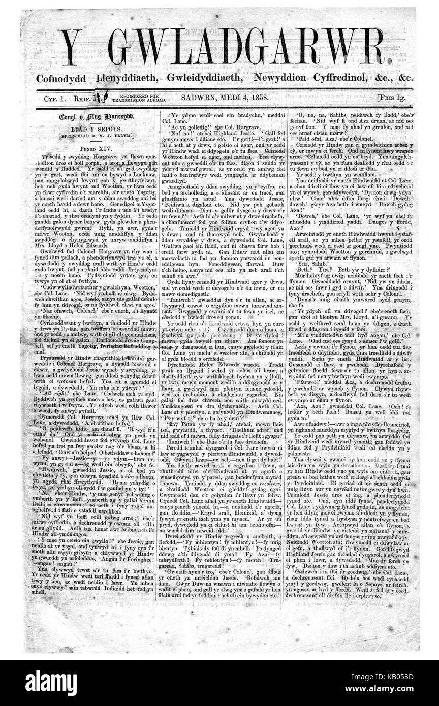 Welsh language media hi-res stock photography and images - Alamy