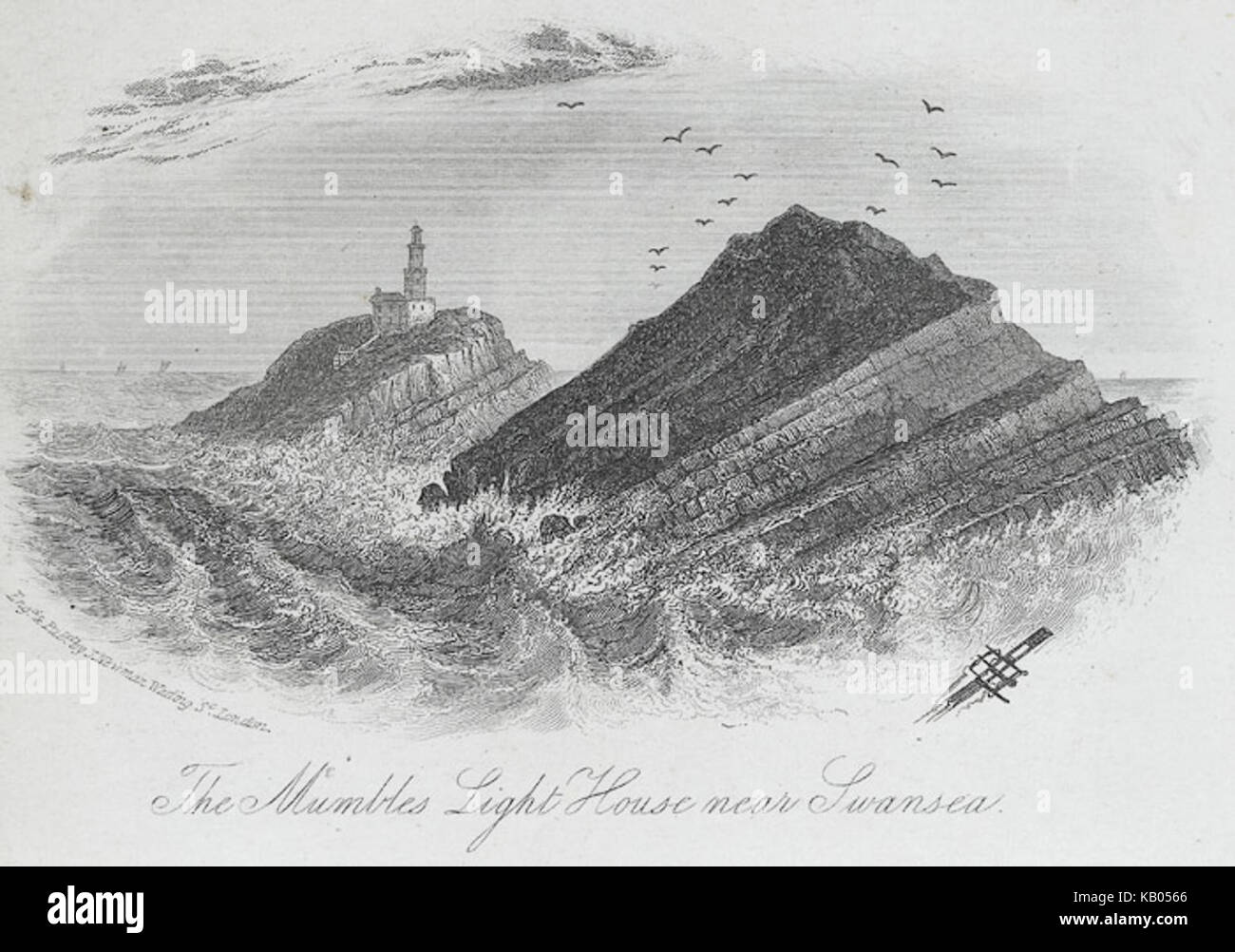 Mumbles map hi-res stock photography and images - Alamy