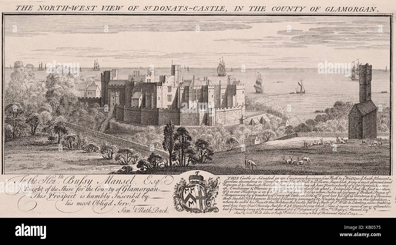 St donats castle hi-res stock photography and images - Alamy