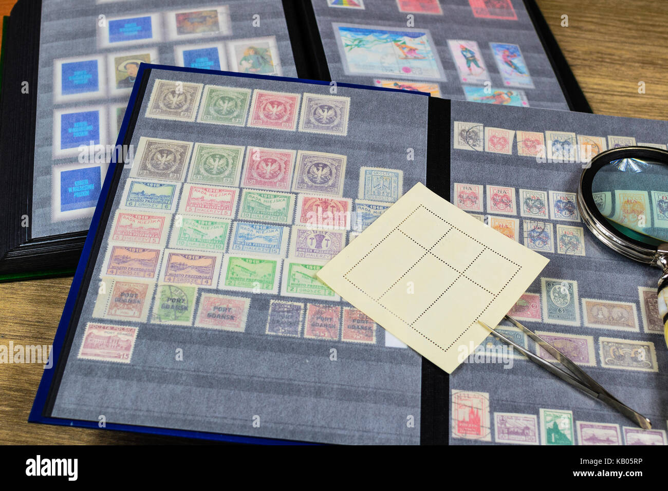 Collective stamps of postage Stock Photo - Alamy