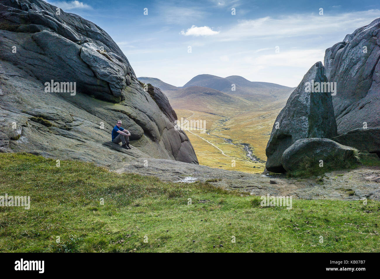 Looking to Eagle Mountain from Hen Mountain Stock Photo - Alamy
