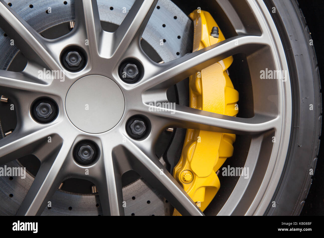 Turquoise Car Rims On Silver