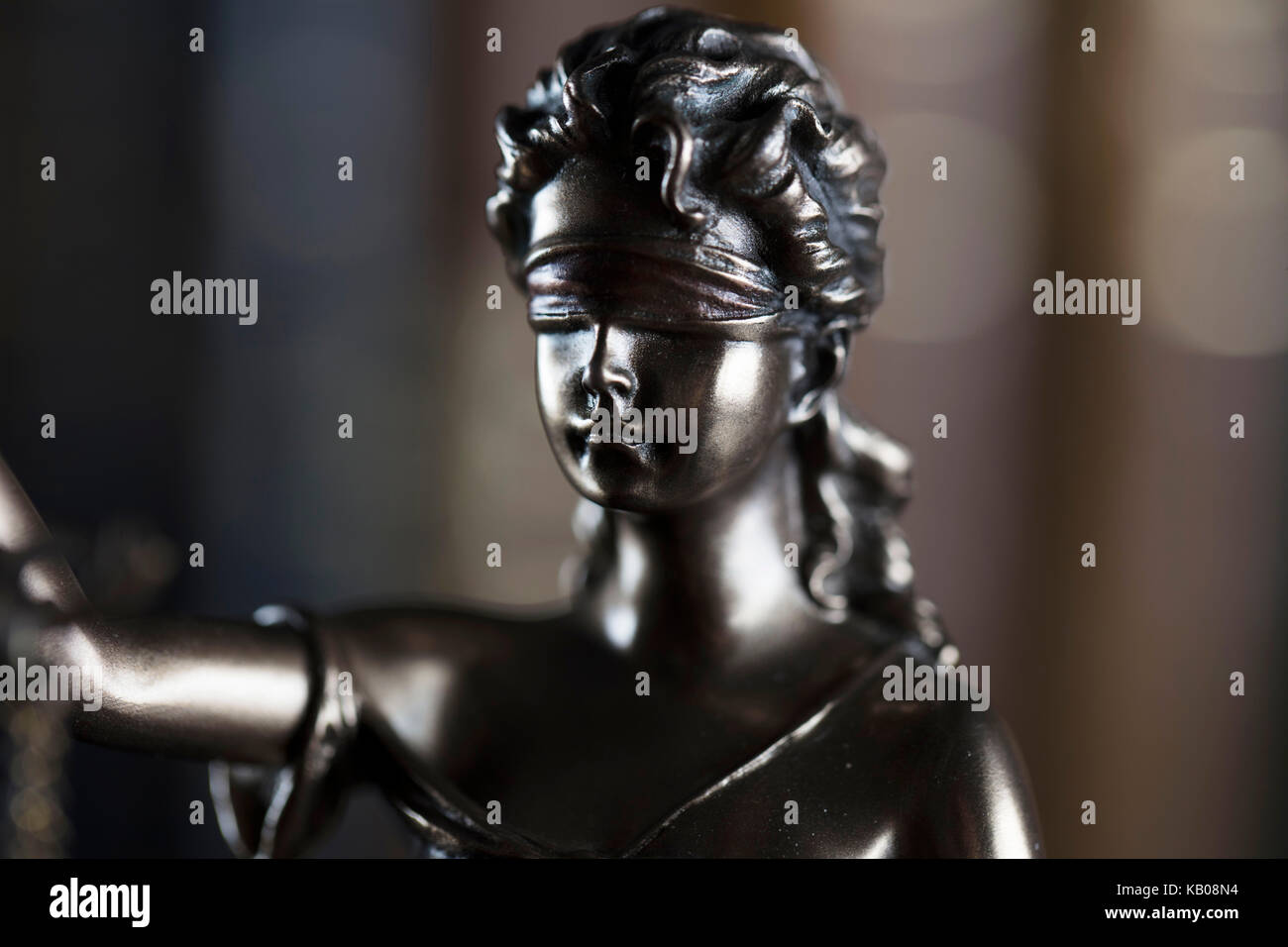 Law symbol - Themis, books and scale. Place for typography Stock Photo ...