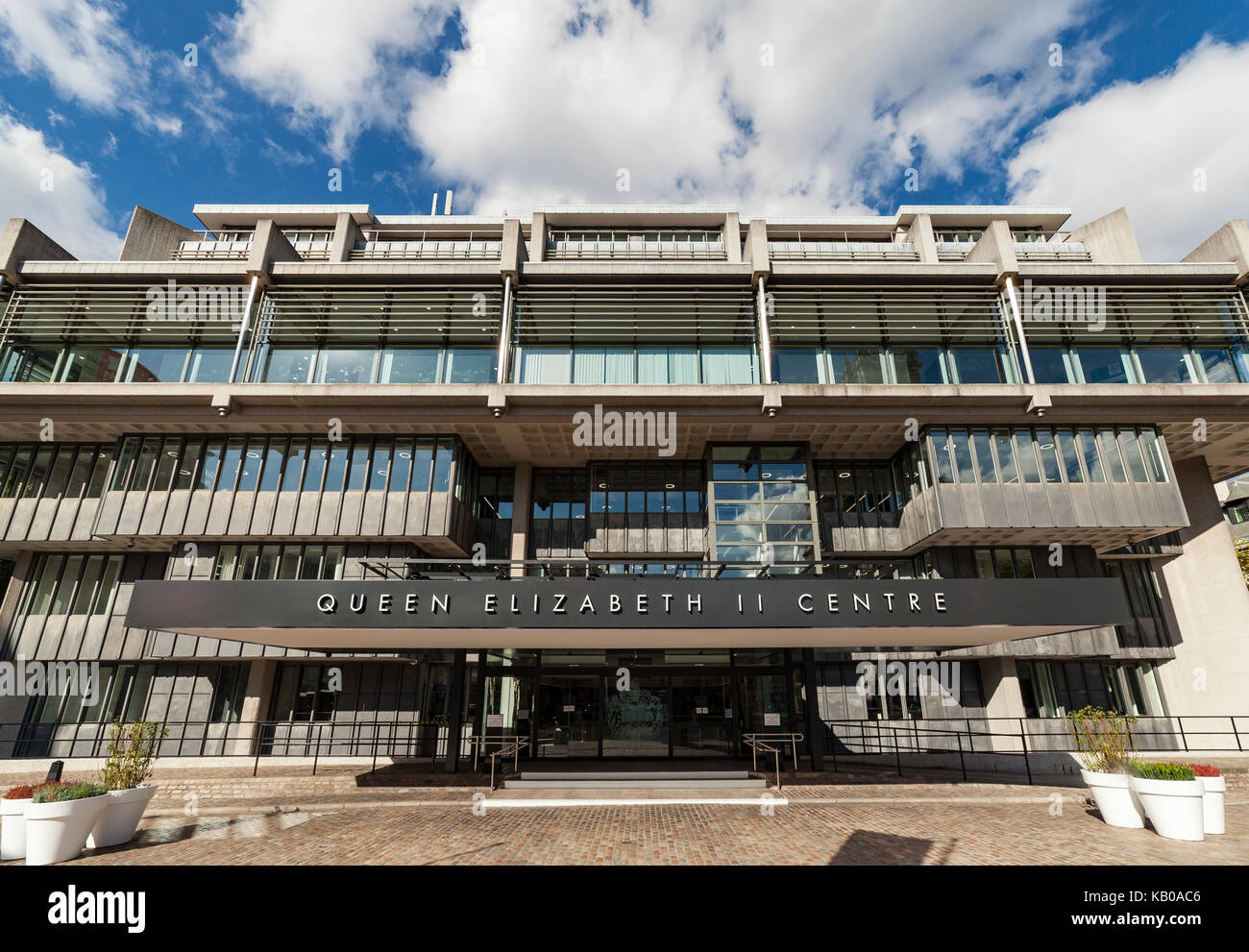 Queen Elizabeth II Centre, London Stock Photo - Alamy