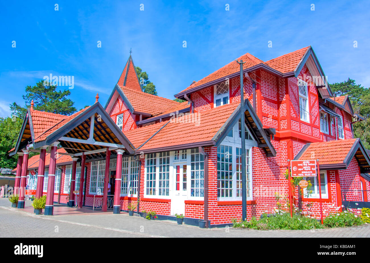 Nuwara Eliya post office building, Sri Lanka Stock Photo - Alamy