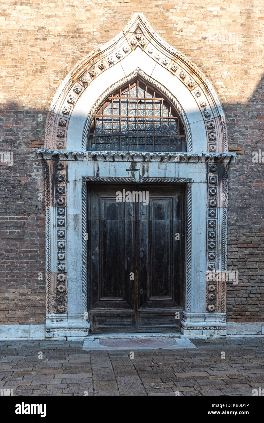 Beautiful doors in Venice in oriental style, Italy Venice Stock Photo ...