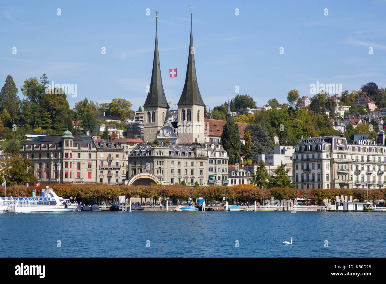 Church of St Leodegar Lucerne Switzerland Luzern Swiss Roman Catholic ...