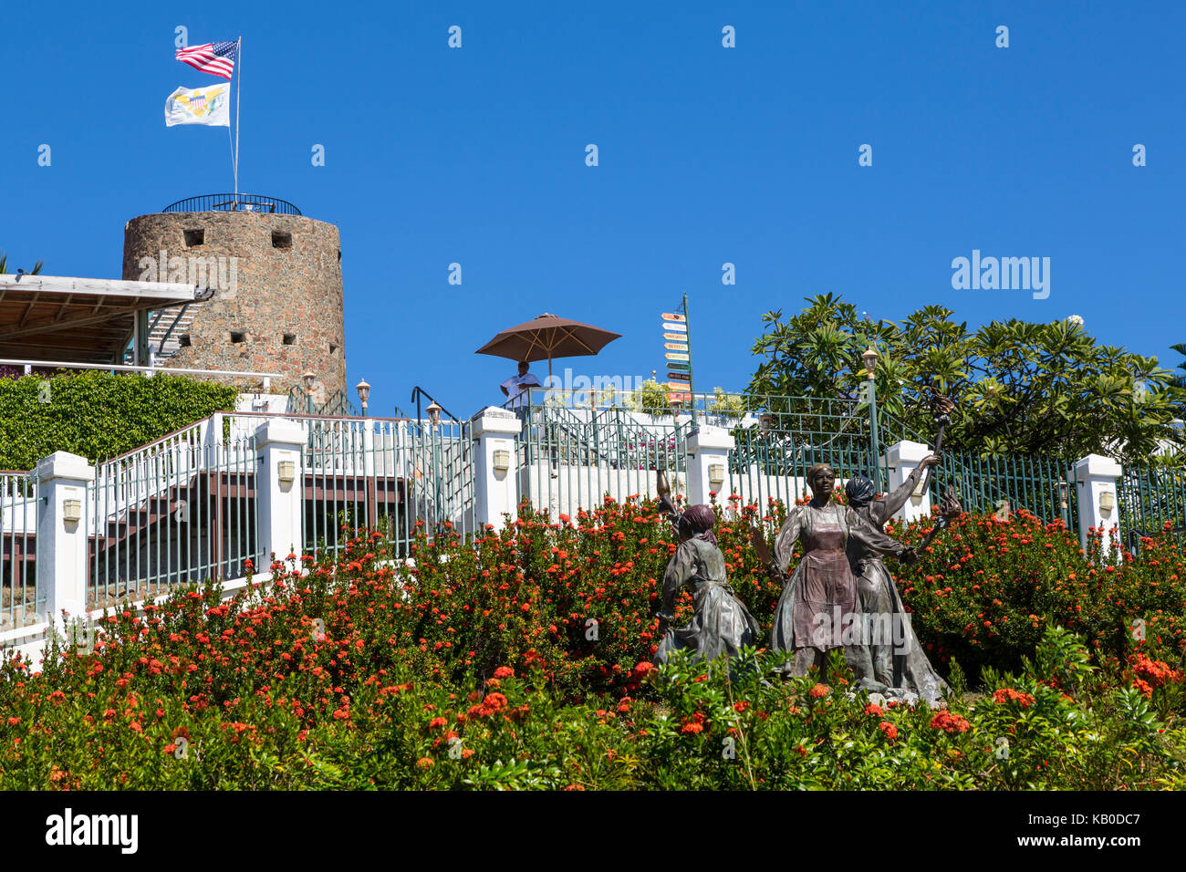 Charlotte Amalie, St. Thomas, U.S. Virgin Islands. Blackbeard's Castle ...
