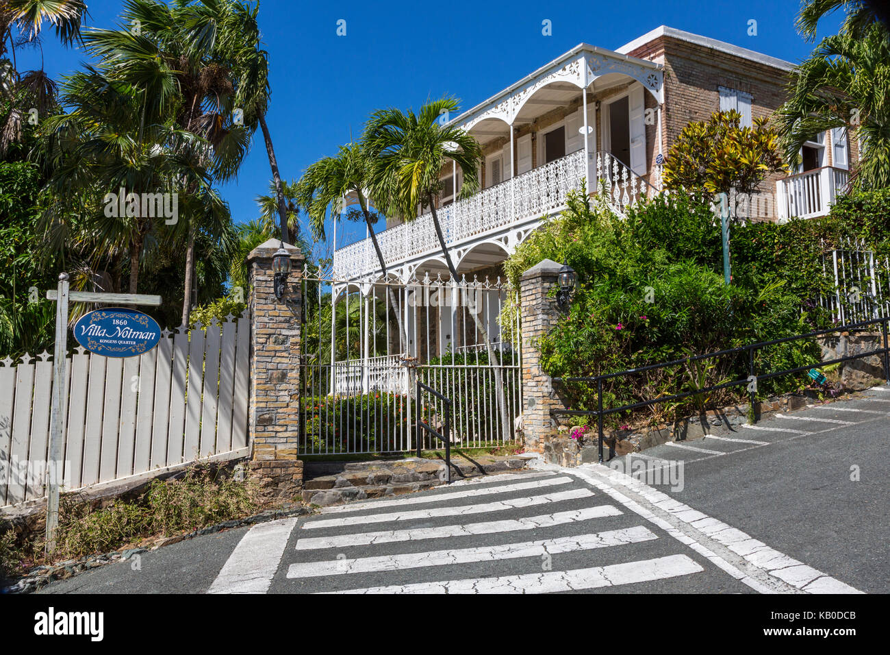 Charlotte Amalie, St. Thomas, U.S. Virgin Islands. Villa Notman ...
