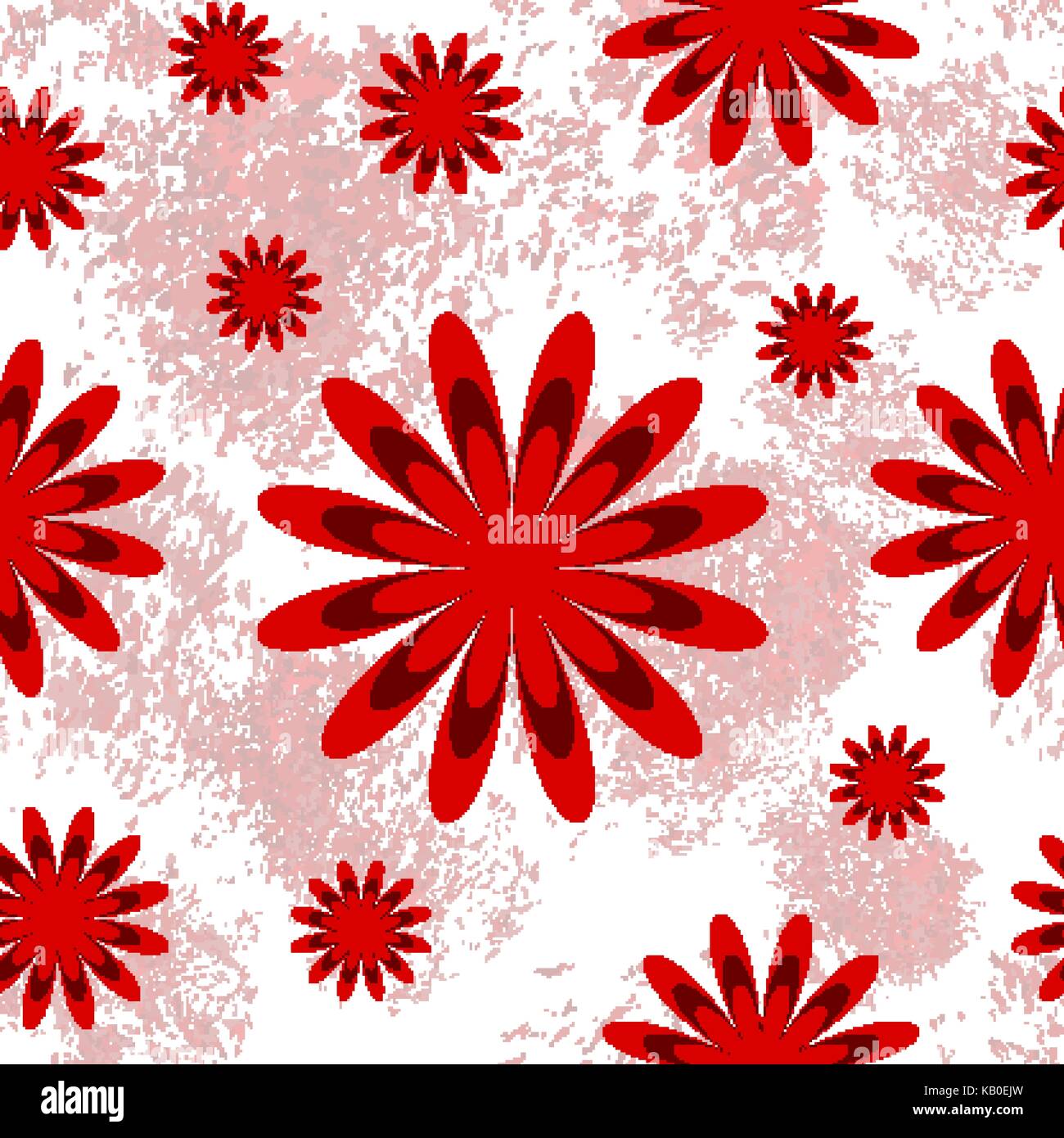 Romantic red flowers Stock Vector Images - Alamy