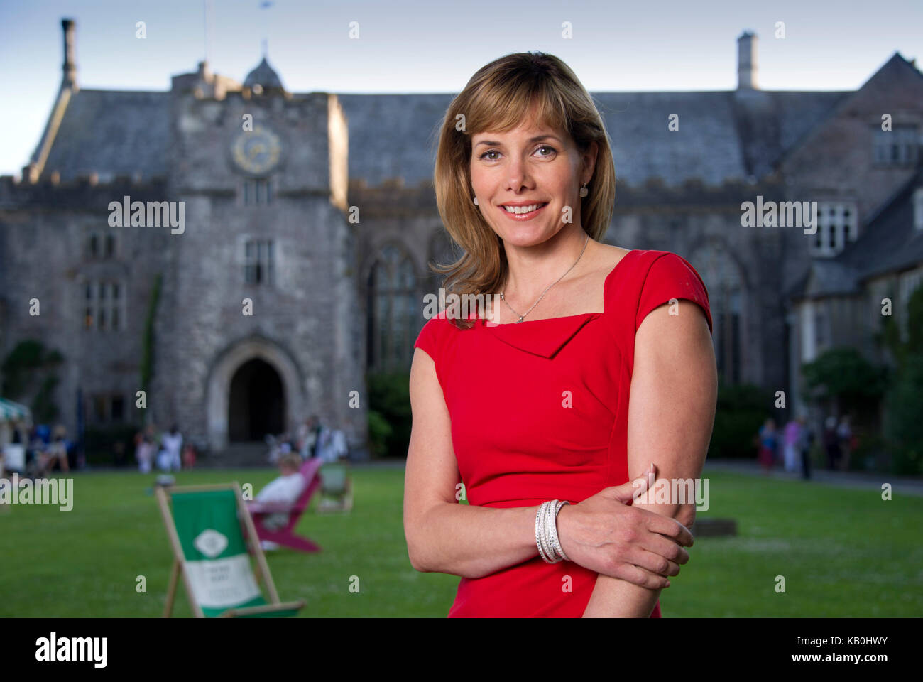 Dancer Darcey Bussell at the Way for Words Festival, Dartington Hall ...