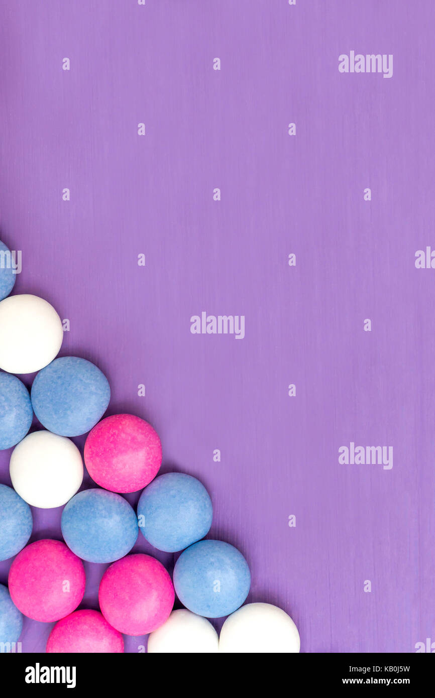 Colorful candy border vertical hi-res stock photography and images - Alamy
