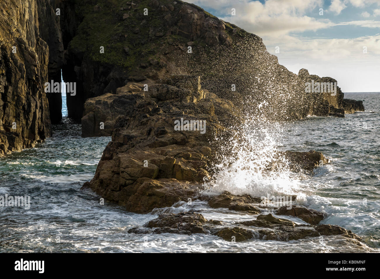 The Zawn Pyg, Song of the Sea, rock arch, cave, Nanjizal, Bay, cove ...