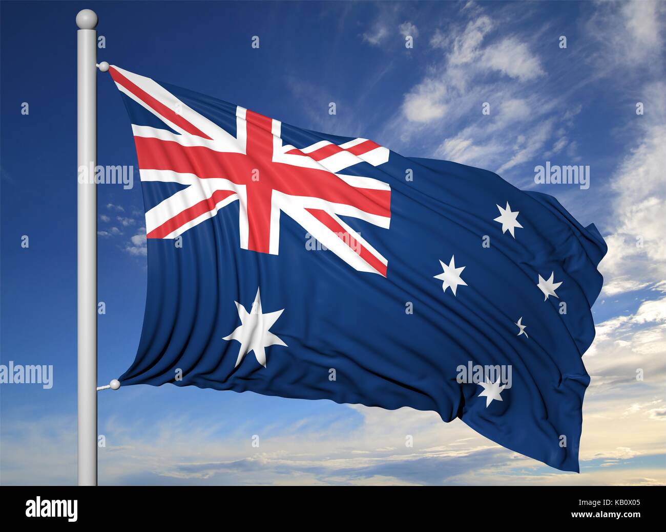 Australian flag with peace symbol hi-res stock photography and images ...
